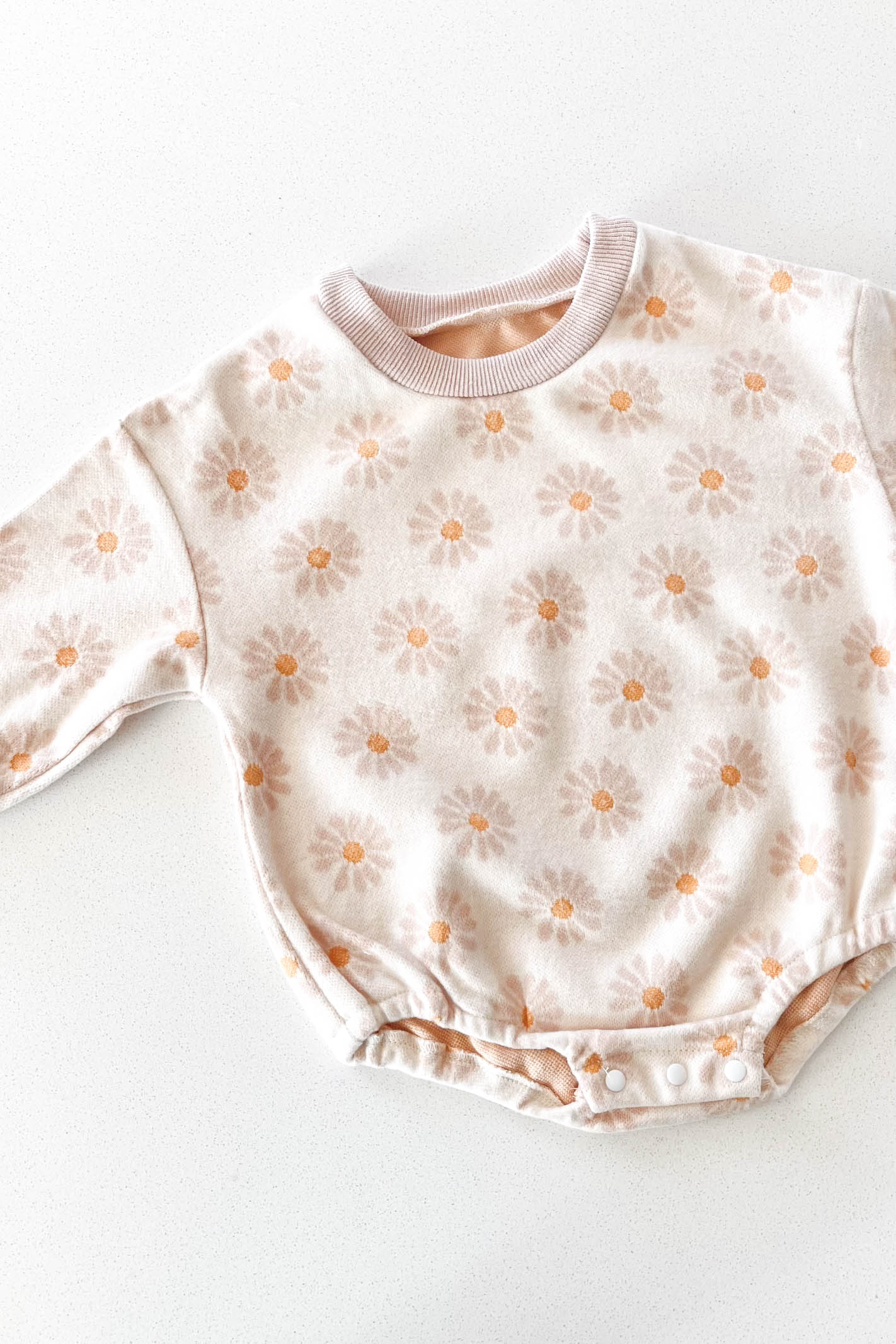 AUNTY AL'S DAISY KNIT BODYSUIT / CREAM – Halite Minis