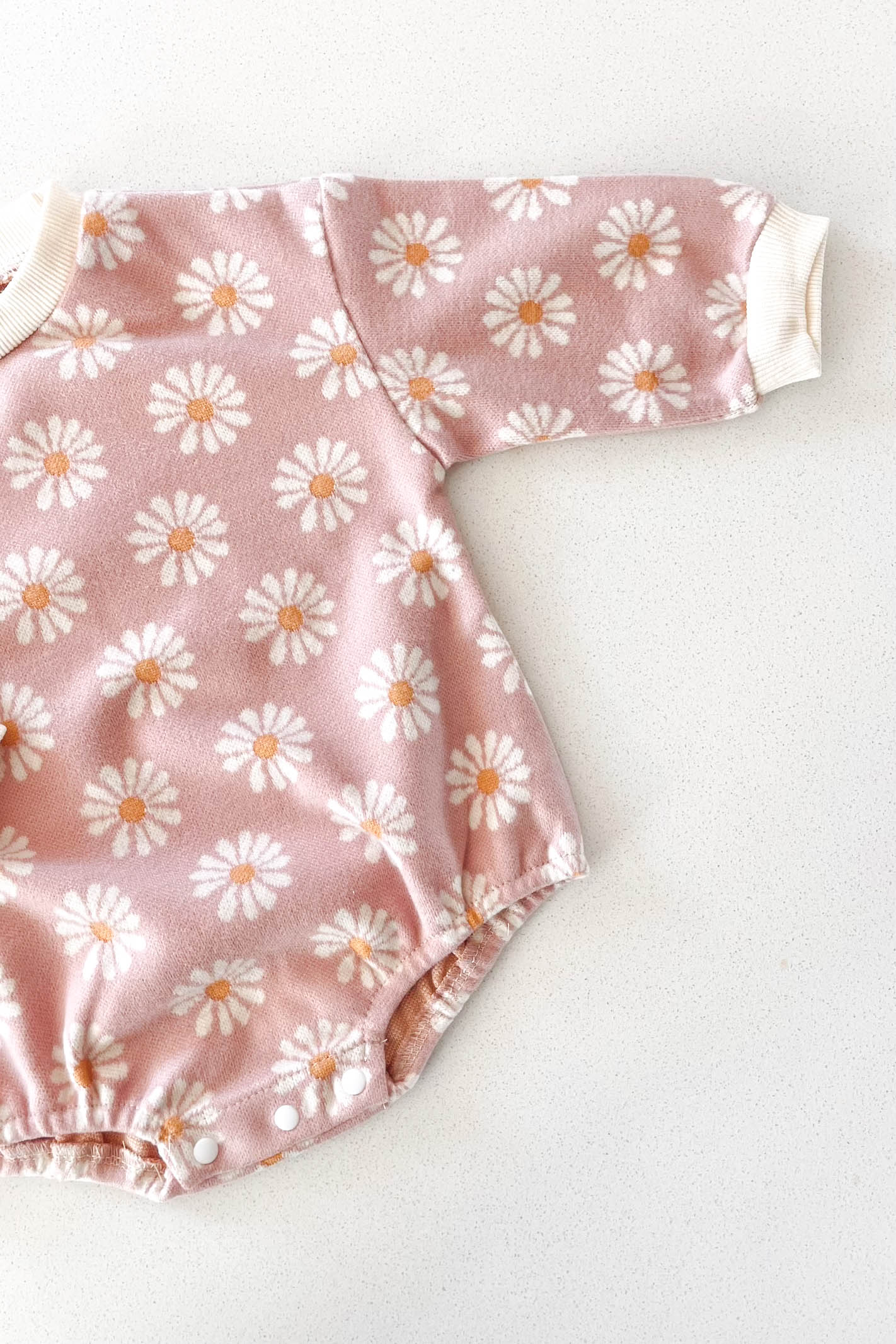 AUNTY AL'S DAISY KNIT BODYSUIT / PINK – Halite Minis