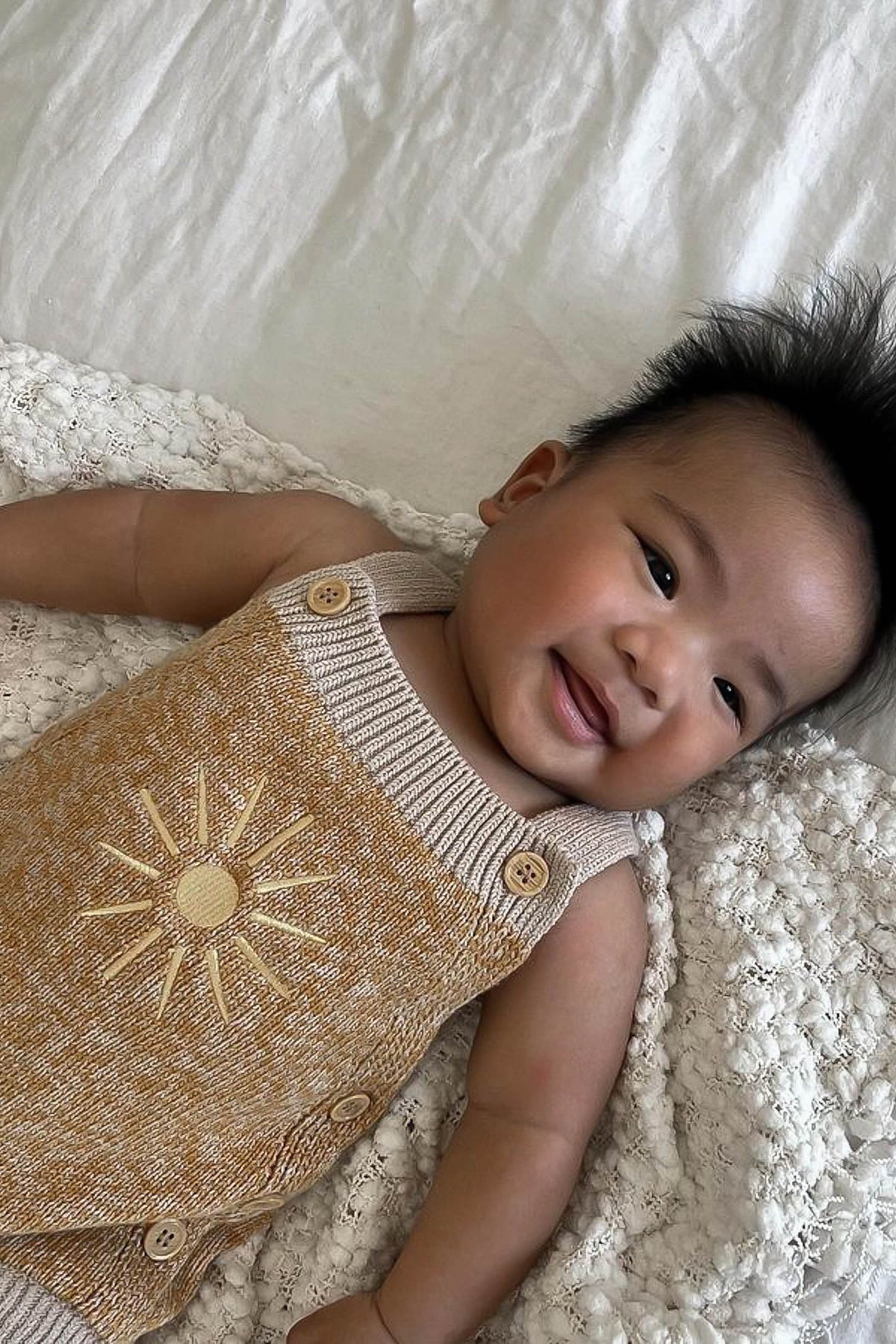 SUNNY DREAMS KNIT OVERALLS / MUSTARD – Halite Minis