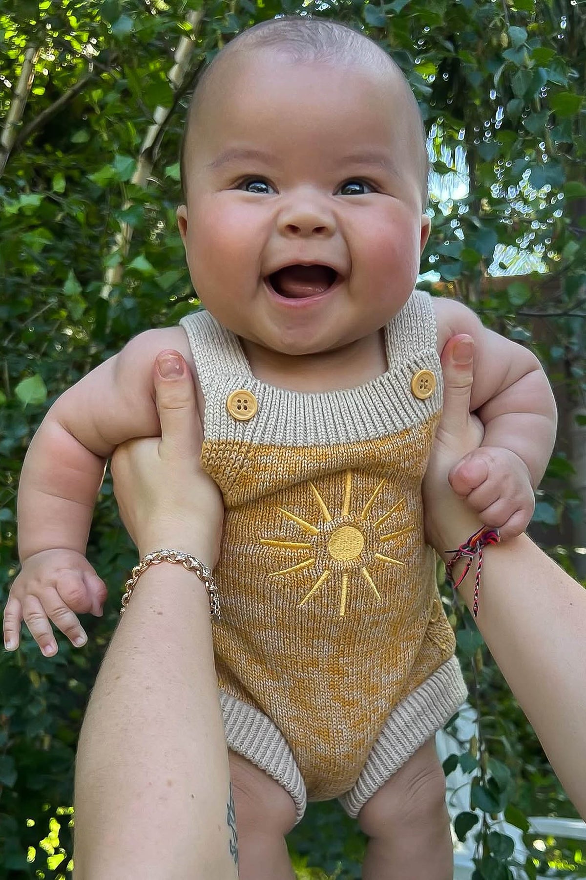SUNNY DREAMS KNIT OVERALLS / MUSTARD – Halite Minis